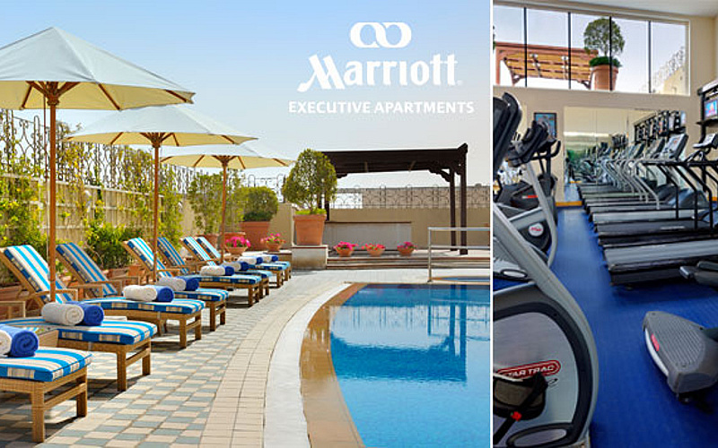 marriott hotel pool access