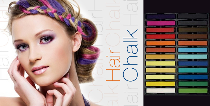 Hair Chalk Set with 24 Trendy Colours | Cobone Offers