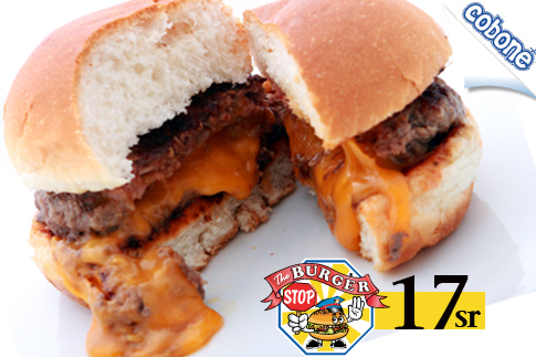 Legendary burgers at The Burger Stop | Cobone Offers