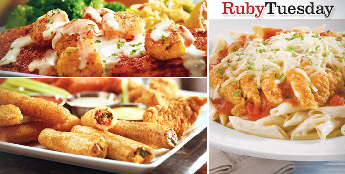 Set Menu for 2 at Ruby Tuesday | Cobone Offers