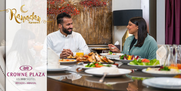 Layali Al Kamar Iftar @Crowne Plaza Minhal starting from SAR 98 only! | Cobone