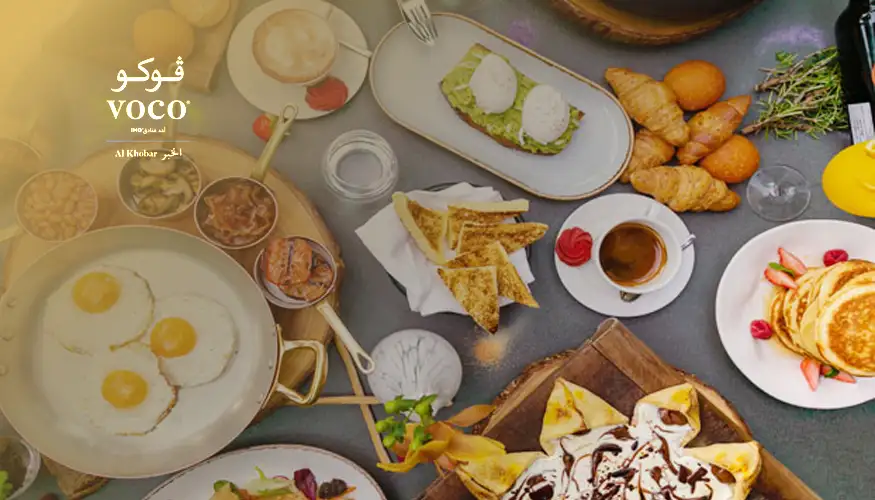 International Breakfast Buffet at 5* Voco From SAR 40 Only | Cobone Offers