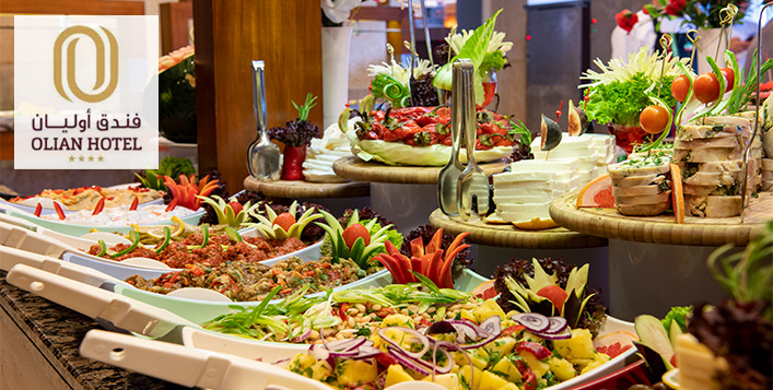 International Lunch Buffet at Olian Hotel From SAR 36 | Cobone Offers
