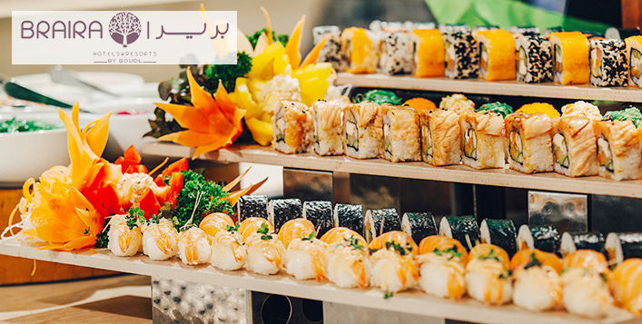 Asian Dinner Buffet at Braira Al Nakheel From SAR 50 Only! | Cobone Offers