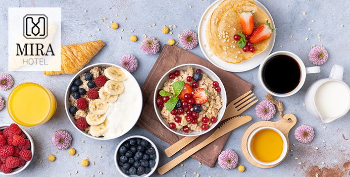 National Day Breakfast Buffet at Mira Trio For SAR 92 For 4 Adults ...