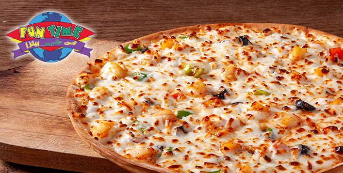 وجبة مع بطاطس ومشروب من مطعم فن تايم بيتزا ابتداء من 59 ر. س. فقط ...