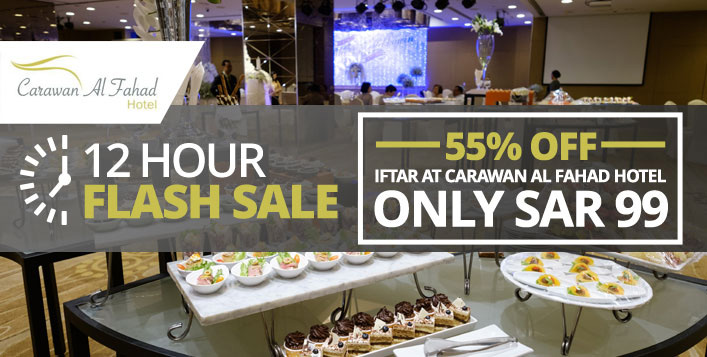FLASH SALE! Iftar Buffet at Carawan Al Fahad Hotel From SAR 50 Only | Cobone Offers
