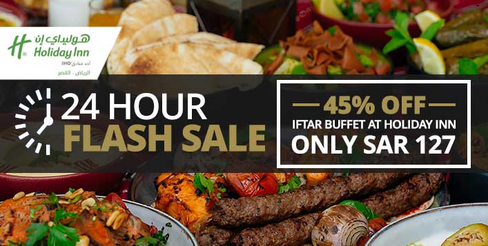 Iftar Buffet at Holiday Inn Riyadh Al Qasr From SAR 64 | Cobone Offers