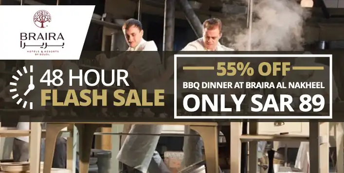 FLASH SALE! Theatre Kitchen Dinner at Braira Al Nakheel From SAR 45 ...