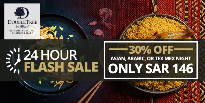 FLASH SALE! Theme Night Buffet @ DoubleTree From SAR 73 | Cobone