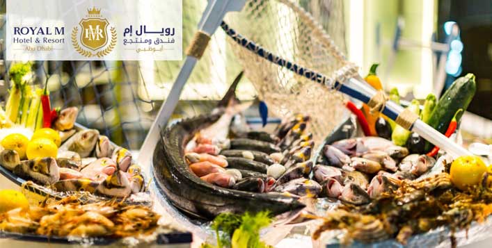 Offers & Discount on Seafood Buffet, Royal M Hotel & Resort Abu Dhabi ...