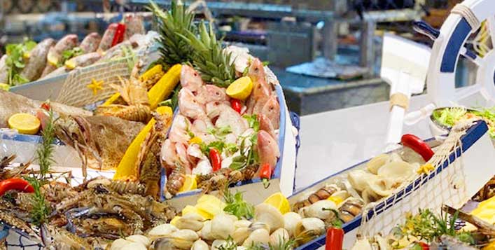 Offers & Discount on Seafood Buffet, Royal M Hotel & Resort Abu Dhabi ...