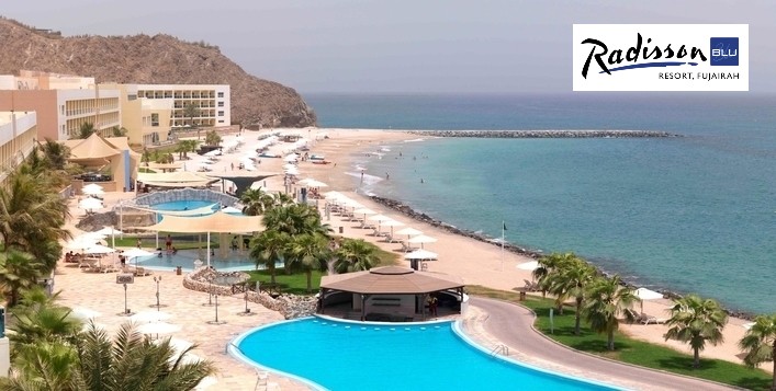 1 Night Stay Deals at Radisson Blu Resort, Fujairah from AED 579 | Cobone