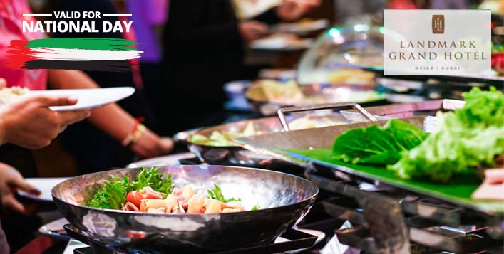 National Day Buffet, Landmark Grand Hotel Deira from AED 20 | Cobone Offers