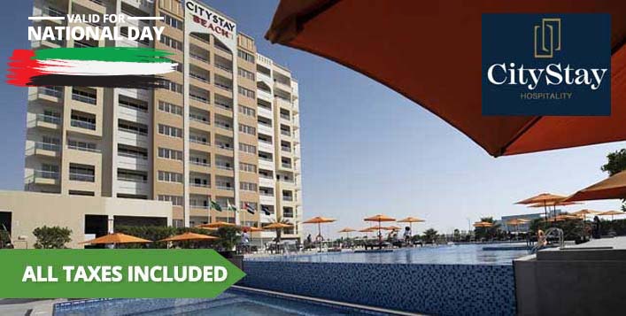 National Day at City Stay RAK | Apartment Stay+Meals From AED 699 | Cobone