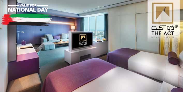 UAE National Day Stay at The Act Hotel Sharjah - Over 20% Off! | Cobone