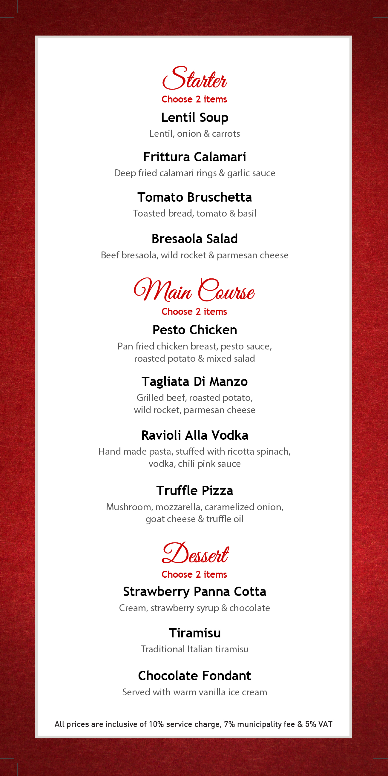 Romantic Set Menu Dinner For Couple at Byblos Hotel For AED 139 ...