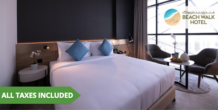 1-Night Stay with Park Tickets at Beach Walk Hotel from AED 295! | Cobone