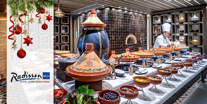Christmas Dinner or Brunch at Radisson Blu Hotel Deira From AED 115 ...