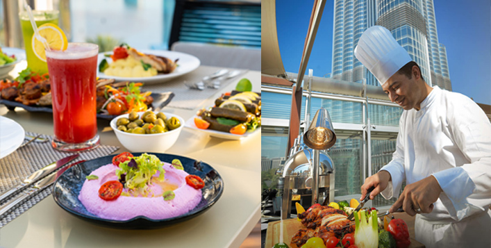 Rooftop Arabic Iftar at The Burj Club in Burj Khalifa From AED109 Only ...