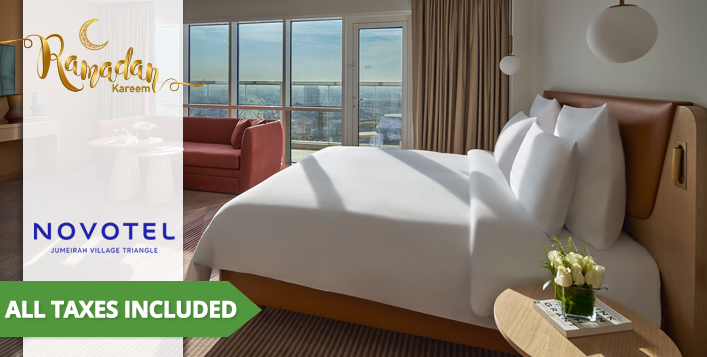 1-Night Ramadan Stay With Iftar at Novotel JVT For AED 349 Only | Cobone
