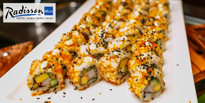 Sushi, Sashimi & Teppanyaki Buffet at Radisson Blu Hotel From AED 79 ...
