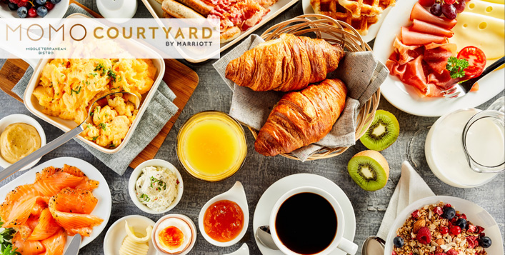 Breakfast Buffet at Courtyard By Marriott, Culture Village For AED 49 ...