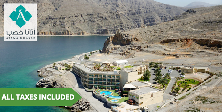 1-Night Getaway With Breakfast at Atana Khasab Oman From AED 349 Only ...