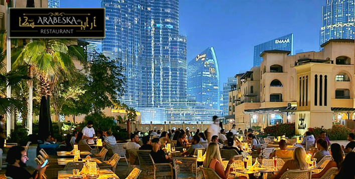 Breakfast, Lunch Or Dinner at Arabeska Elite Restaurant From AED 49 ...