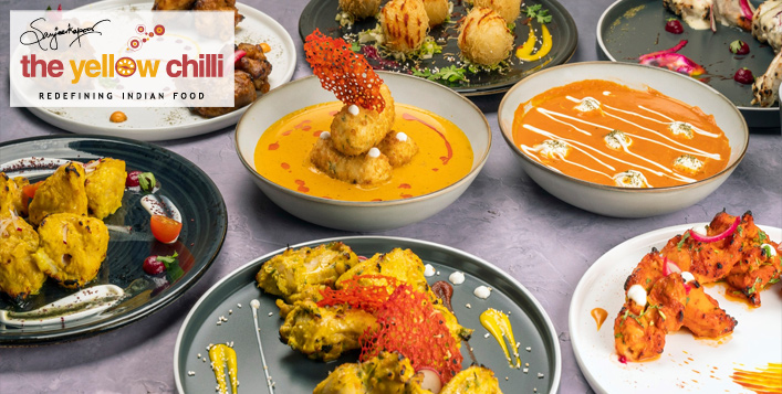 Indian Set Menu at The Yellow Chilli by Sanjeev Kapoor From AED 69 ...