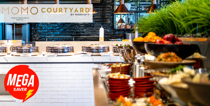 MEGA SAVER! Gourmet Dinner Buffet at Courtyard by Marriott For AED 59 ...