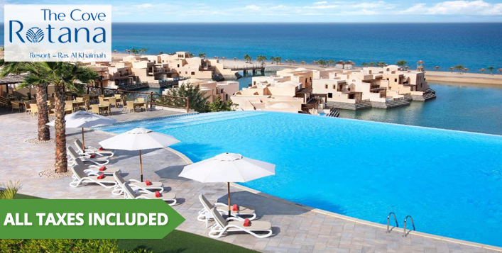 Half Board Stay at The Cove Rotana Resort From AED 549 | Cobone