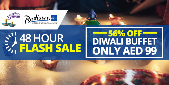 FLASH SALE! Diwali Buffets at Radisson Blu Hotel Deira For AED 99 ...