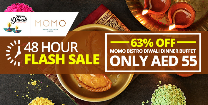 FLASH SALE! Diwali Buffet at MOMO Bistro From AED 35 Only | Cobone Offers