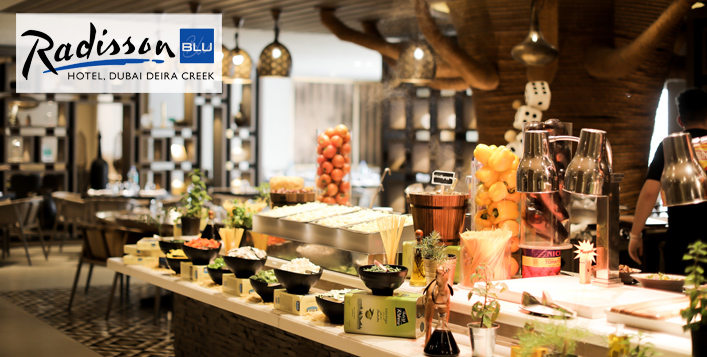 5* Friday Dinner Buffet at Radisson Blu Hotel Deira Creek From AED 89 ...