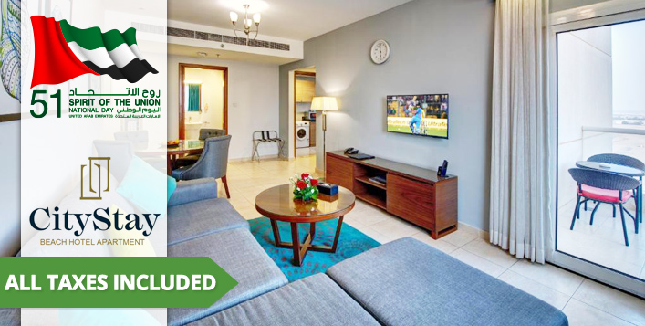 National Day Two-Bedroom Apartment at City Stay Beach RAK From AED1199 ...