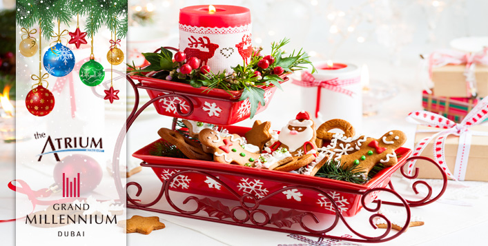 Christmas Lunch at The Atrium, Grand Millennium Hotel From AED 79 Only ...