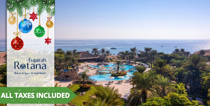 5* Christmas Stay at Fujairah Rotana Resort & Spa Hotel From AED 599 ...