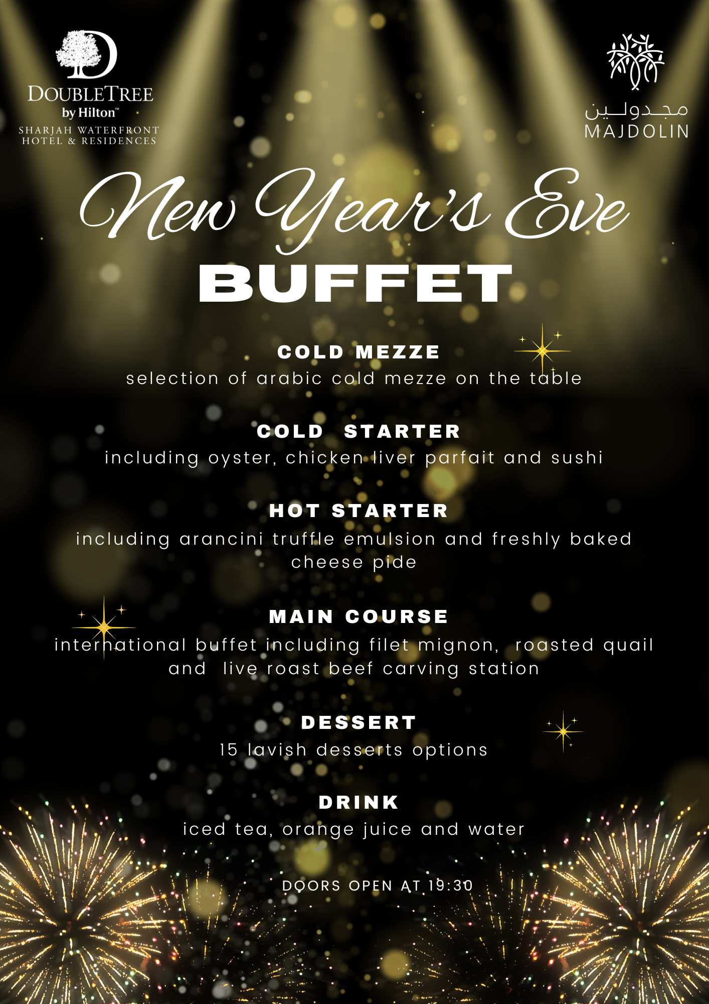 New Year's Eve at DoubleTree by Hilton Sharjah Waterfront From AED 249 ...