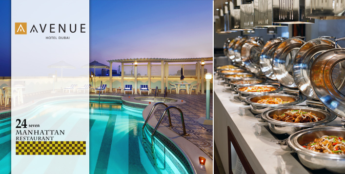 Business Lunch Buffet With Pool Access at Avenue Hotel From AED 33 ...