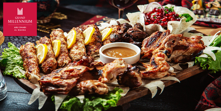 Barbeque Night at Grand Millennium Al Wahda, Abu Dhabi From AED 69! | Cobone