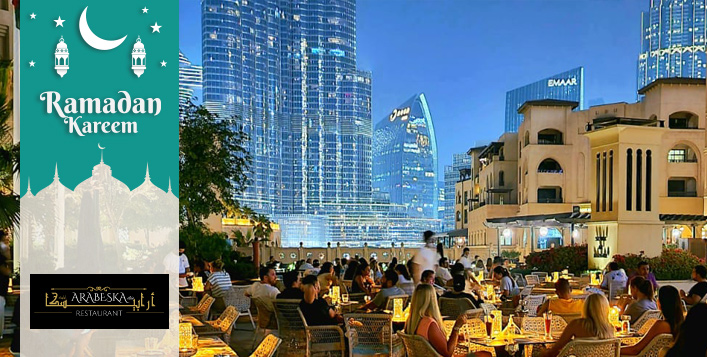 Iftar With A View at Arabeska Elite Restaurant From AED 49 Only! | Cobone