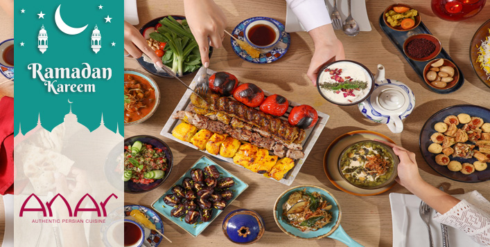Persian Iftar Set Menu at Anar Restaurant, Souk Madinat From AED 88 ...