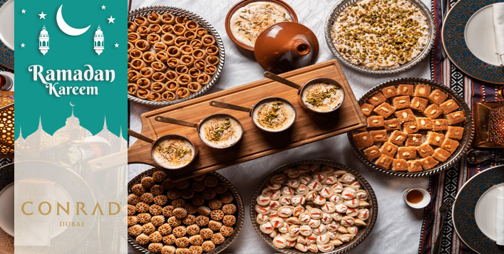 5-Star Iftar Buffet at Al Waha, Conrad Dubai Hotel From AED 95 Only ...