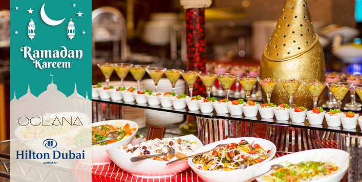 5-Star Iftar Buffet at Hilton Dubai Jumeirah Starting From AED 69 Only | Cobone Offers