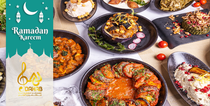 Arabic Iftar Buffet at Dahab Restaurant From AED 39 Only | Cobone Offers