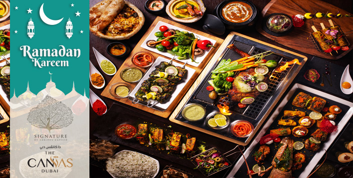 Arabic And Indian Iftar Buffet at The Canvas Hotel Dubai From AED 69 ...
