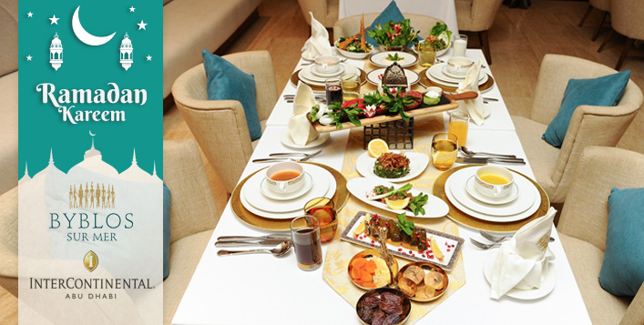 Iftar Set Menu at Byblos, InterContinental Hotel Abu Dhabi From AED 75 ...