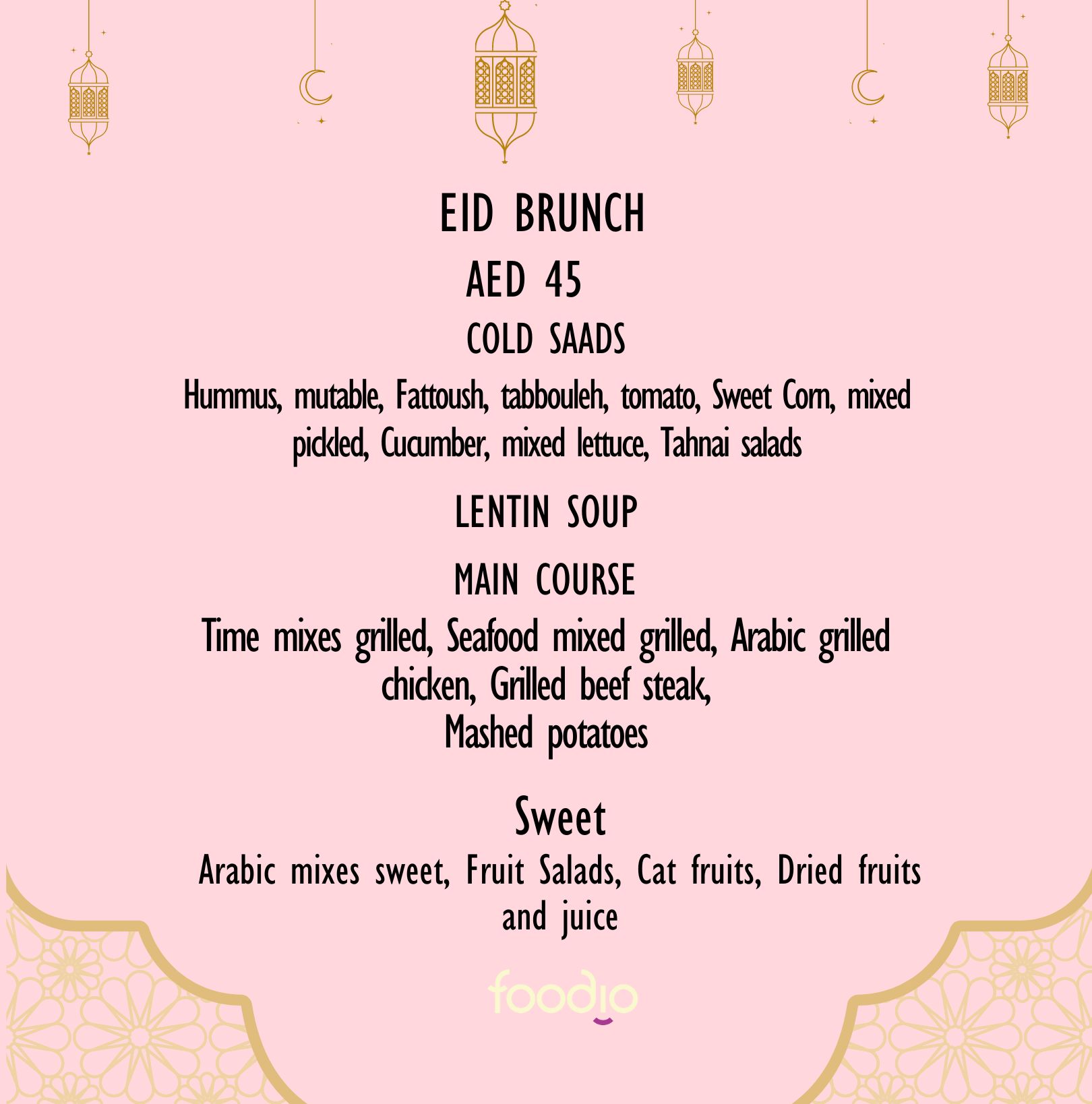 Arabic Iftar Buffet at Time Moonstone Hotel Apartments From AED 29 ...