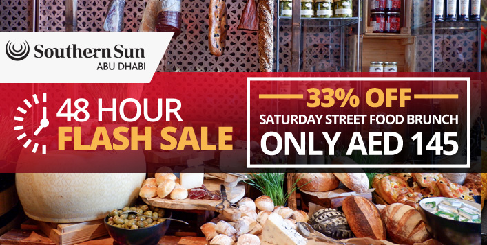 FLASH SALE! Street Food Brunch at Southern Sun Hotel From AED 85 Only ...